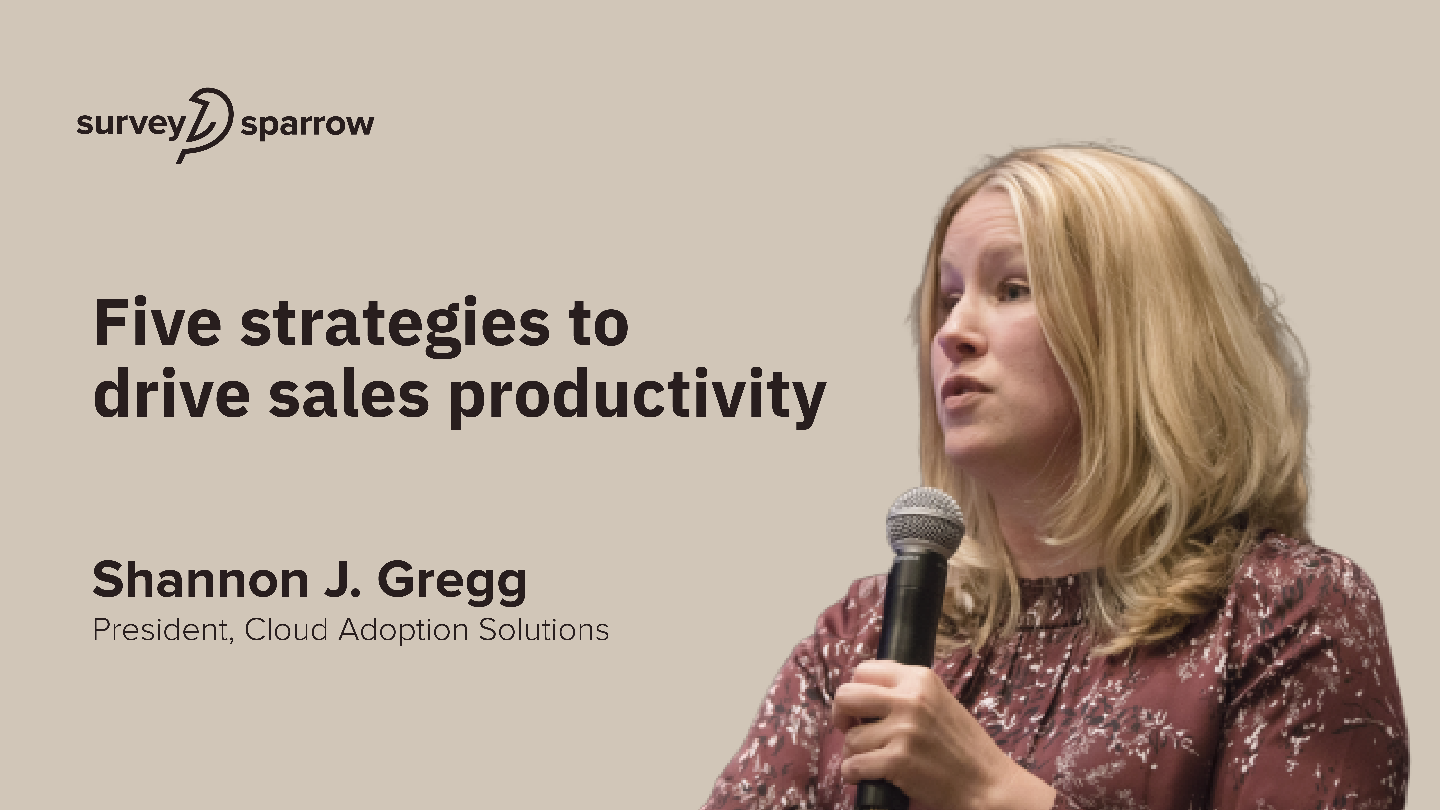 Five Strategies to Drive Sales Productivity | SparrowCast with Shannon ...