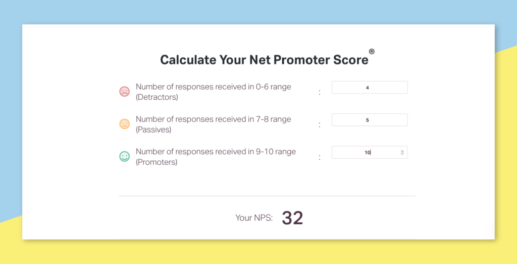 Beginner's Guide for Net Promoter Score Calculation | SurveySparrow