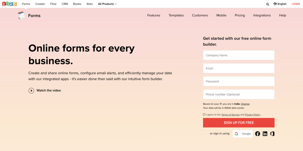 Form Builder Apps - 10 Best to Look up in 2022 | SurveySparrow