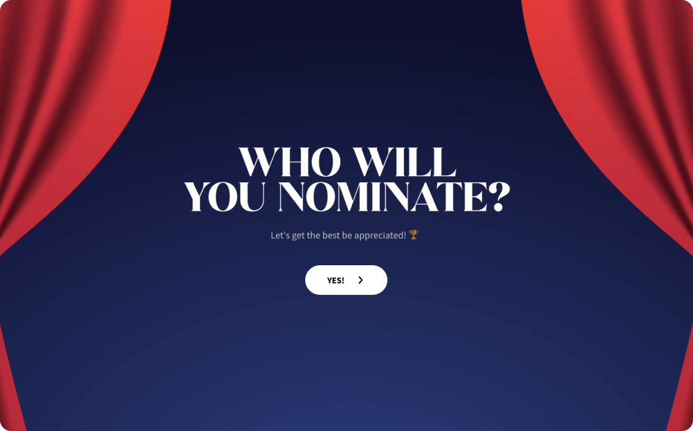 Employee Of The Month Nomination Form Conversational Customizable