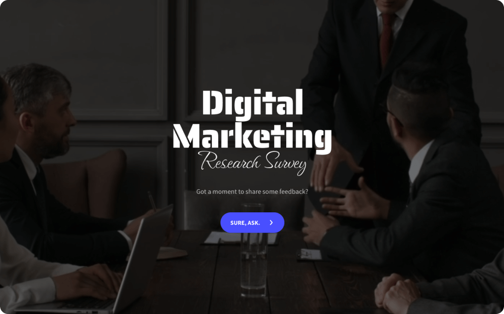 Digital Marketing Questionnaire: For Clients, Students and Research