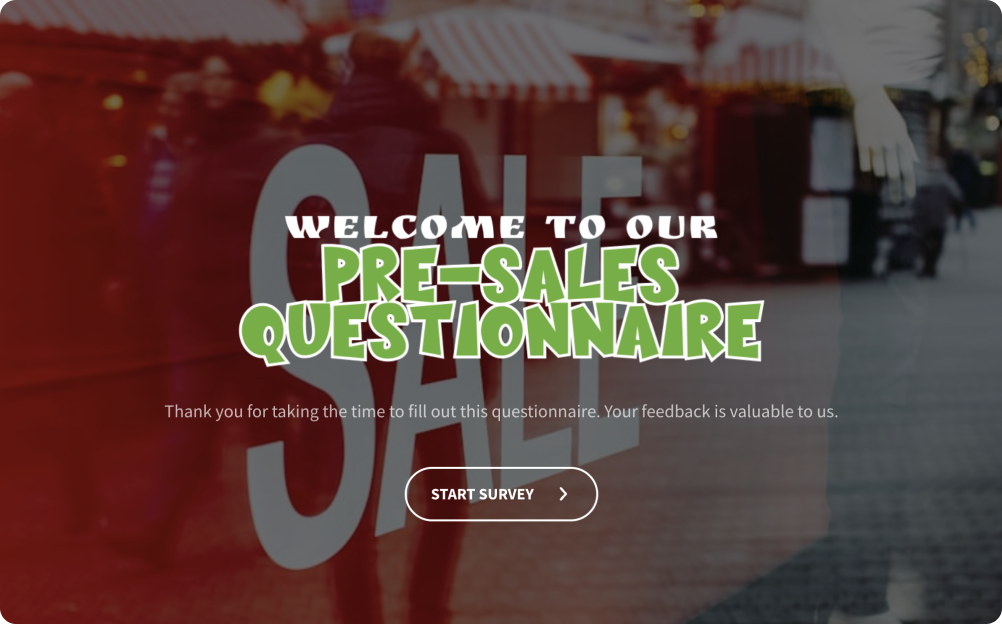 7 Pre-Sales Questionnaire for Different Use Cases [With Templates]