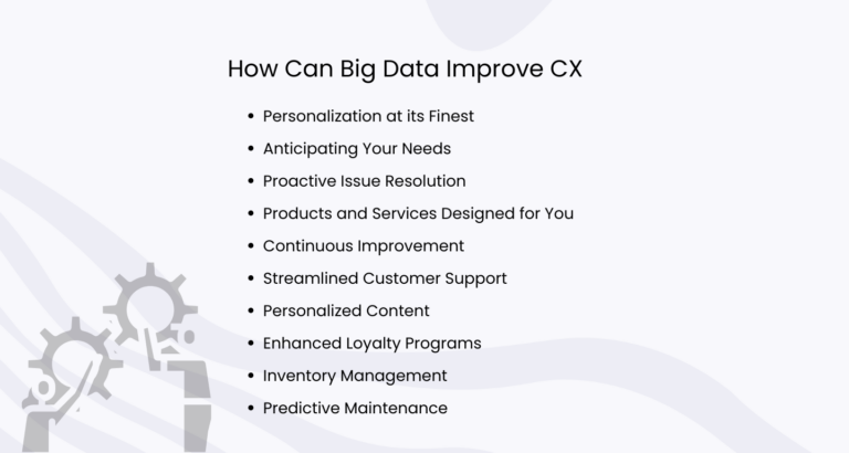 How Can Big Data Improve Customer Experience?