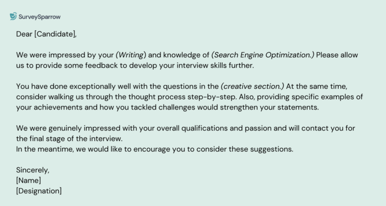 30 Best Interview Feedback Examples (with Benefits and Best Practices)